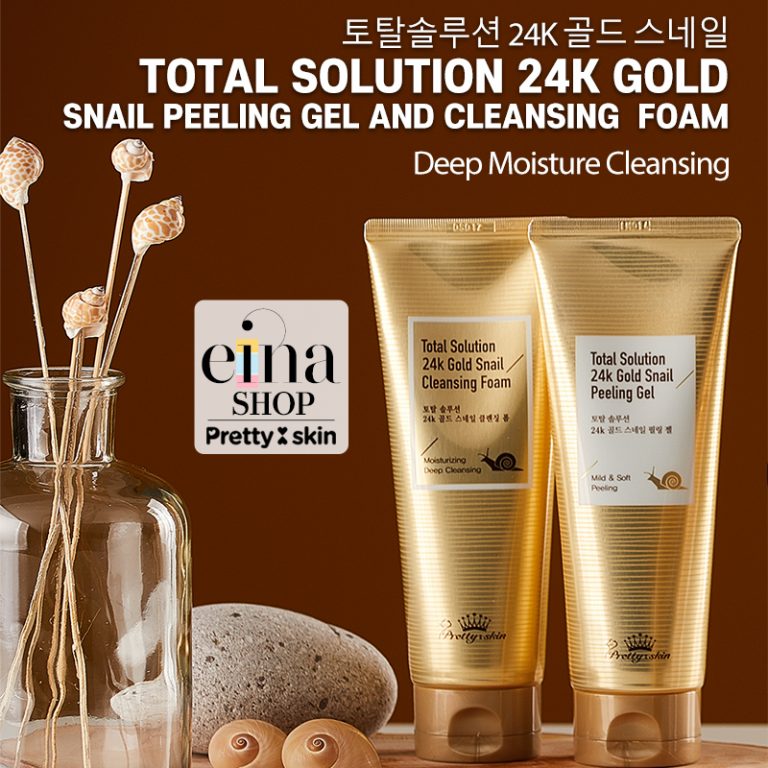 Prettyskin Total Solution 24K Gold Snail Cleansing Foam – einashop