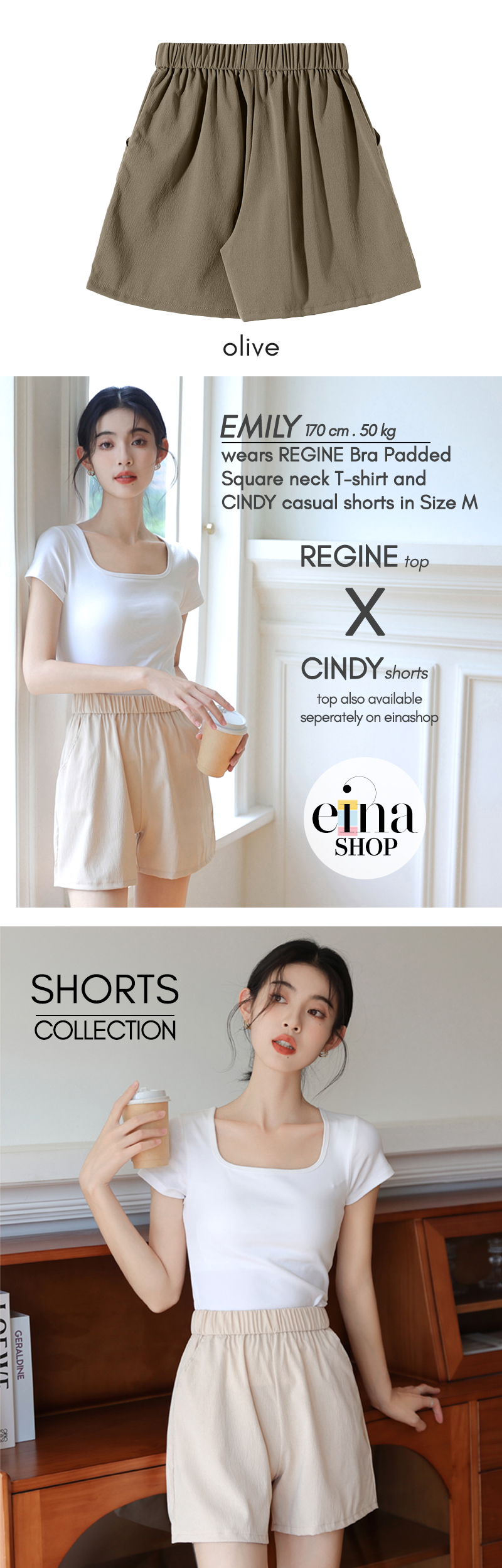 Cindy Casual Shorts – einashop
