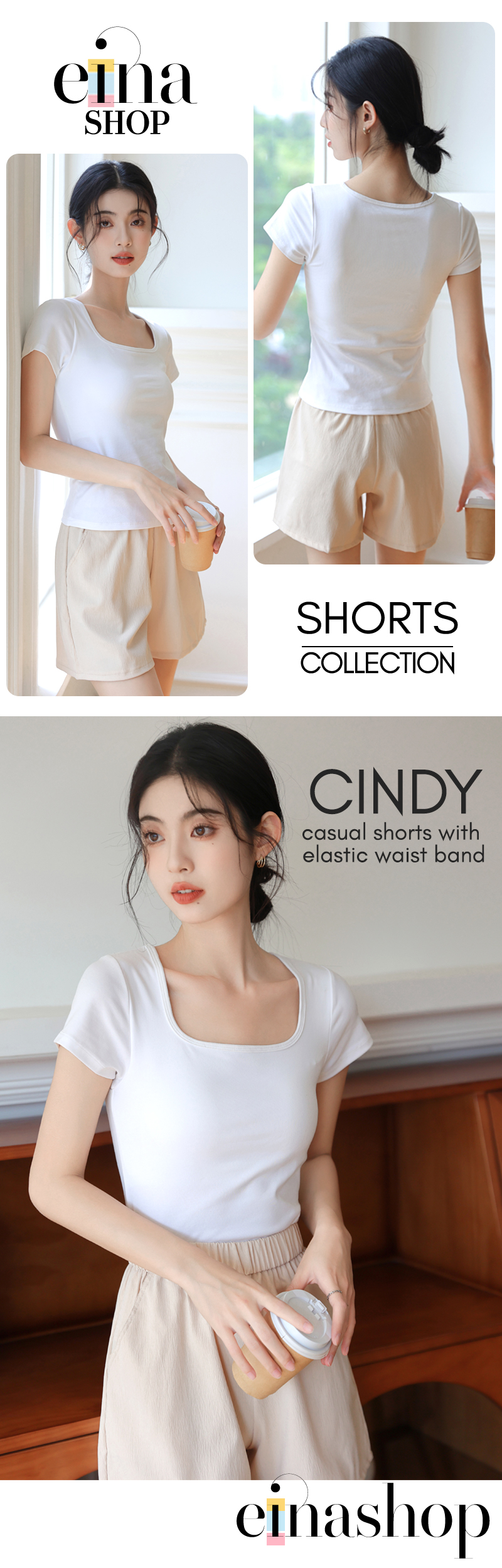 Cindy Casual Shorts – einashop