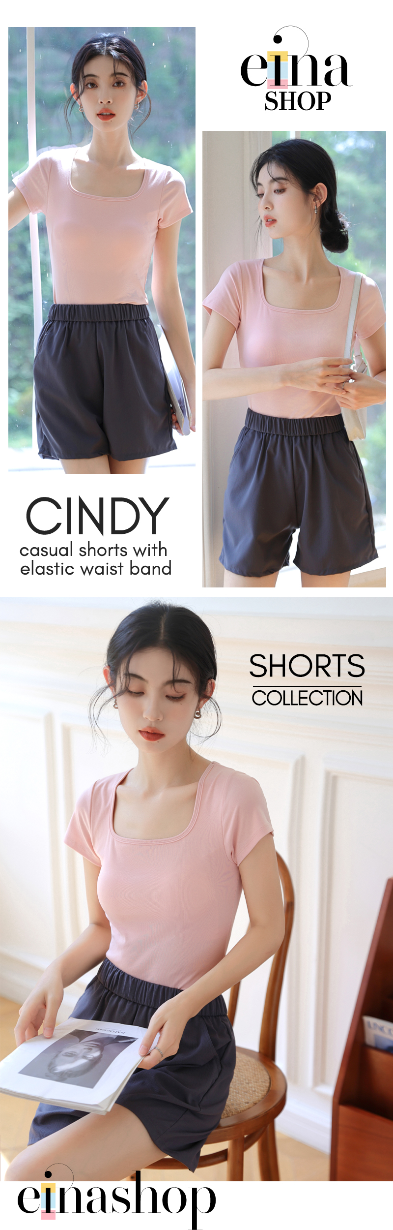 Cindy Casual Shorts – einashop