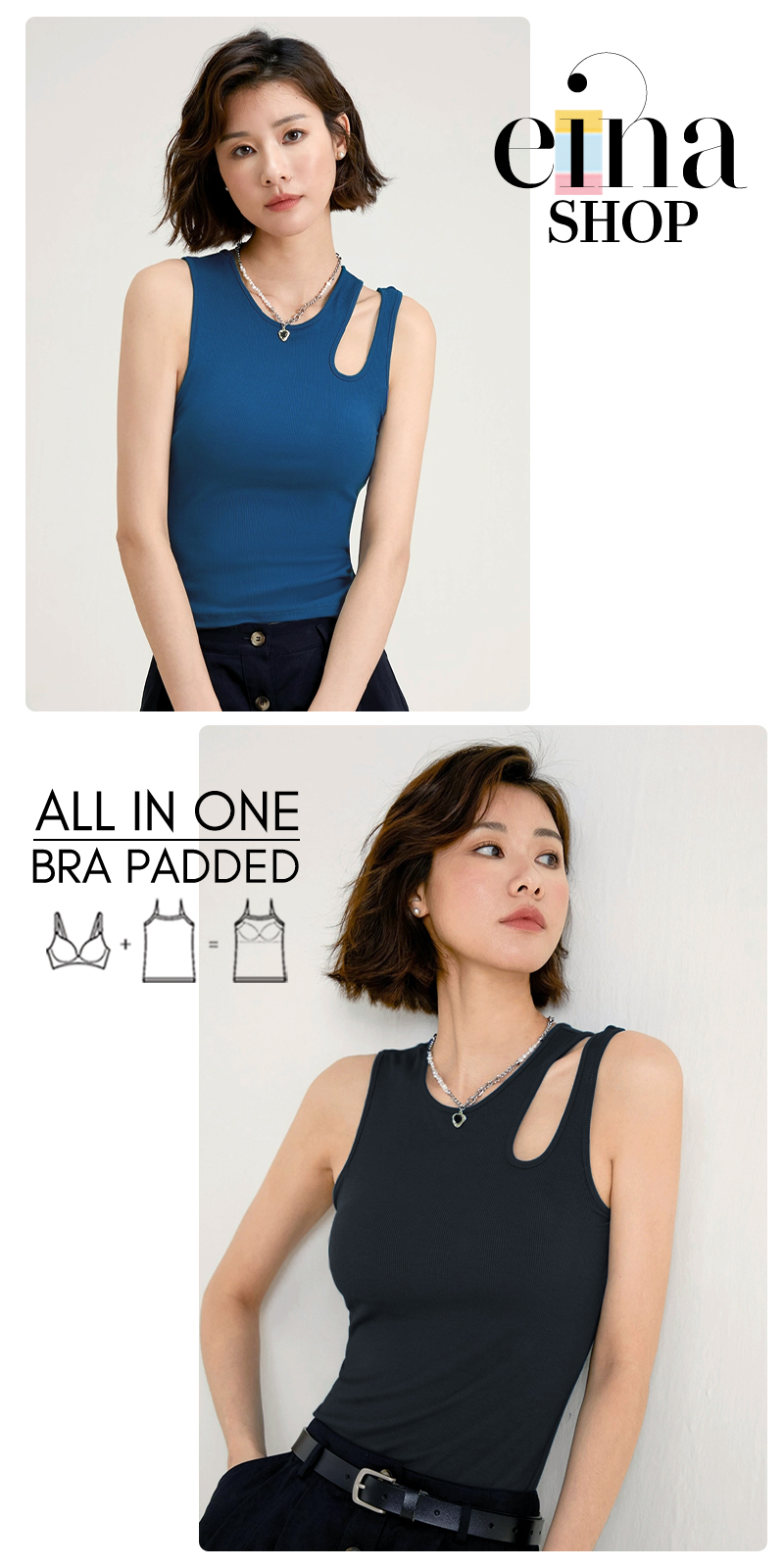 Boa Hollow Bra Padded Top – einashop