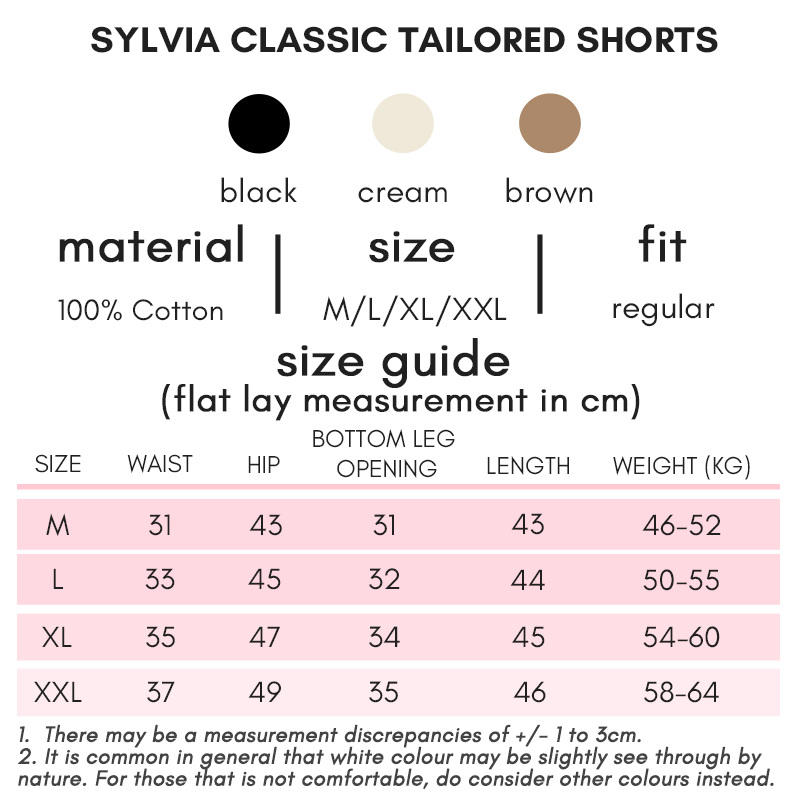 Sylvia Classic Tailored Shorts – einashop