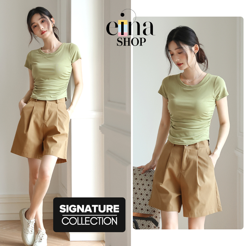 Sylvia Classic Tailored Shorts – einashop