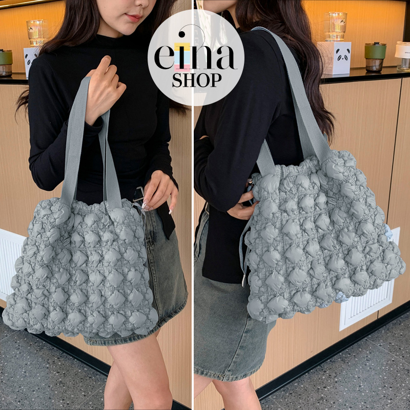 Abelia Draw String Cloud Bag - einashop