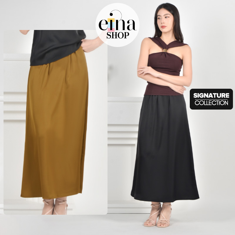Lucia Midi Flowy Skirt Signature Collection – einashop