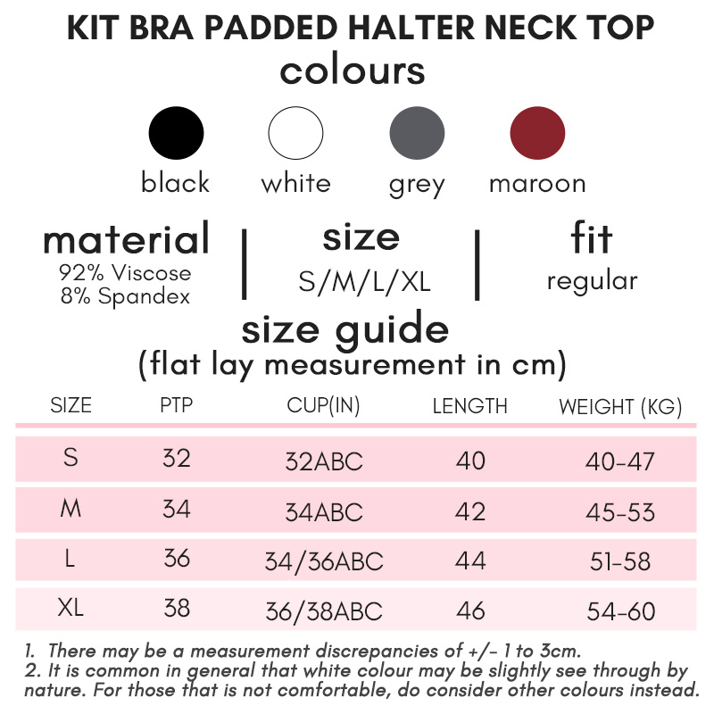 Kit Bra Padded Halter Neck Top – einashop