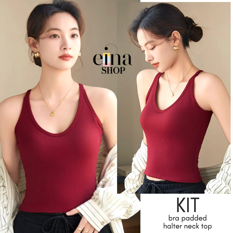 Kit Bra Padded Halter Neck Top – einashop
